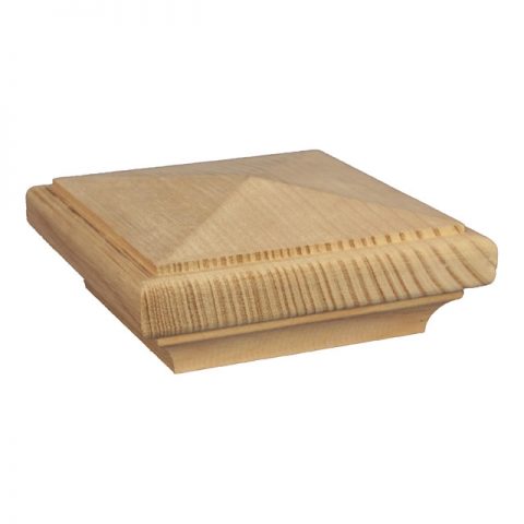 90mm Pyramid Top Post Cap VIC ASH