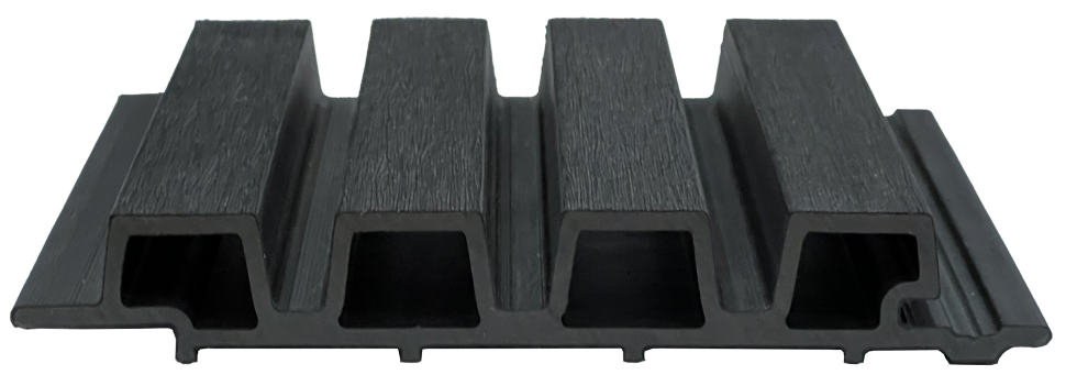 White Woodevo Castellation Cladding: Fresh & Modern Design